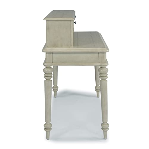 Homestyles Provence Desk with Hutch, White