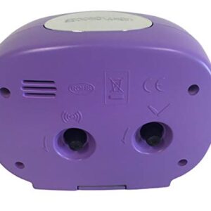 Unity Beep LED Light Alarm Clock, Purple, 3.5" x 3" x 1.77"