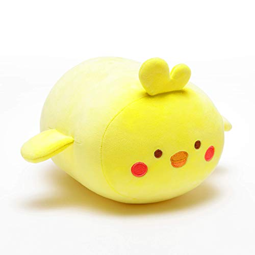 Anirollz Stuffed Animal Plush Toy – 10" Medium Plush Doll | Soft, Squishy, Cute, Comfort, Safe | Birthday Gift Pillow with Cute Character Yellow Chick Chickiroll