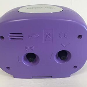 Unity Beep LED Light Alarm Clock, Purple, 3.5" x 3" x 1.77"