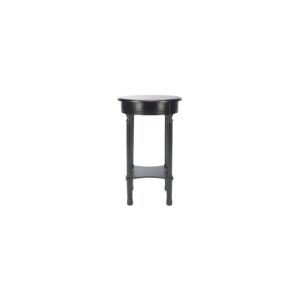 safavieh home collection tinsley brown bottom shelf round accent table acc5717c, 15.8" w x 15.8" l x 26" h