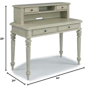 Homestyles Provence Desk with Hutch, White