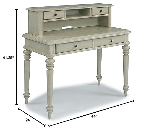 Homestyles Provence Desk with Hutch, White