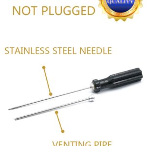 YANDIA Fish Venting Tool Three Sizes of Stainless Steel Needle with Plastic Storage Bin （Fish Will Not Clog The Needle）