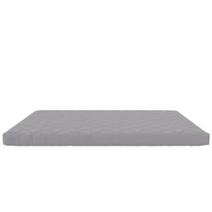 dhp dana 6 inch quilted full mattress with removable cover and thermobonded polyester fill, gray