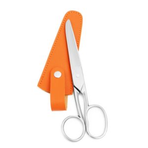 yutoner silver office scissors, heavy duty sewing, tailor fabric sewing paper cutting shears stainless steel cutter leather art craft office scissors (6 inch)