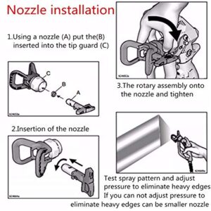 Reversible Airless Spray Tips for Airless Paint Sprayer (109)