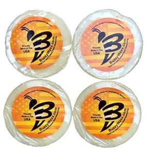 buzzywaxx original blend 4 disc pack - cast iron and carbon steel seasoning