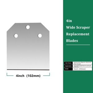 Monkey King Bar-Sds Plus Floor Scraper Replacement Blades Repair kit for 4-in Wide Removal Chisel Tool