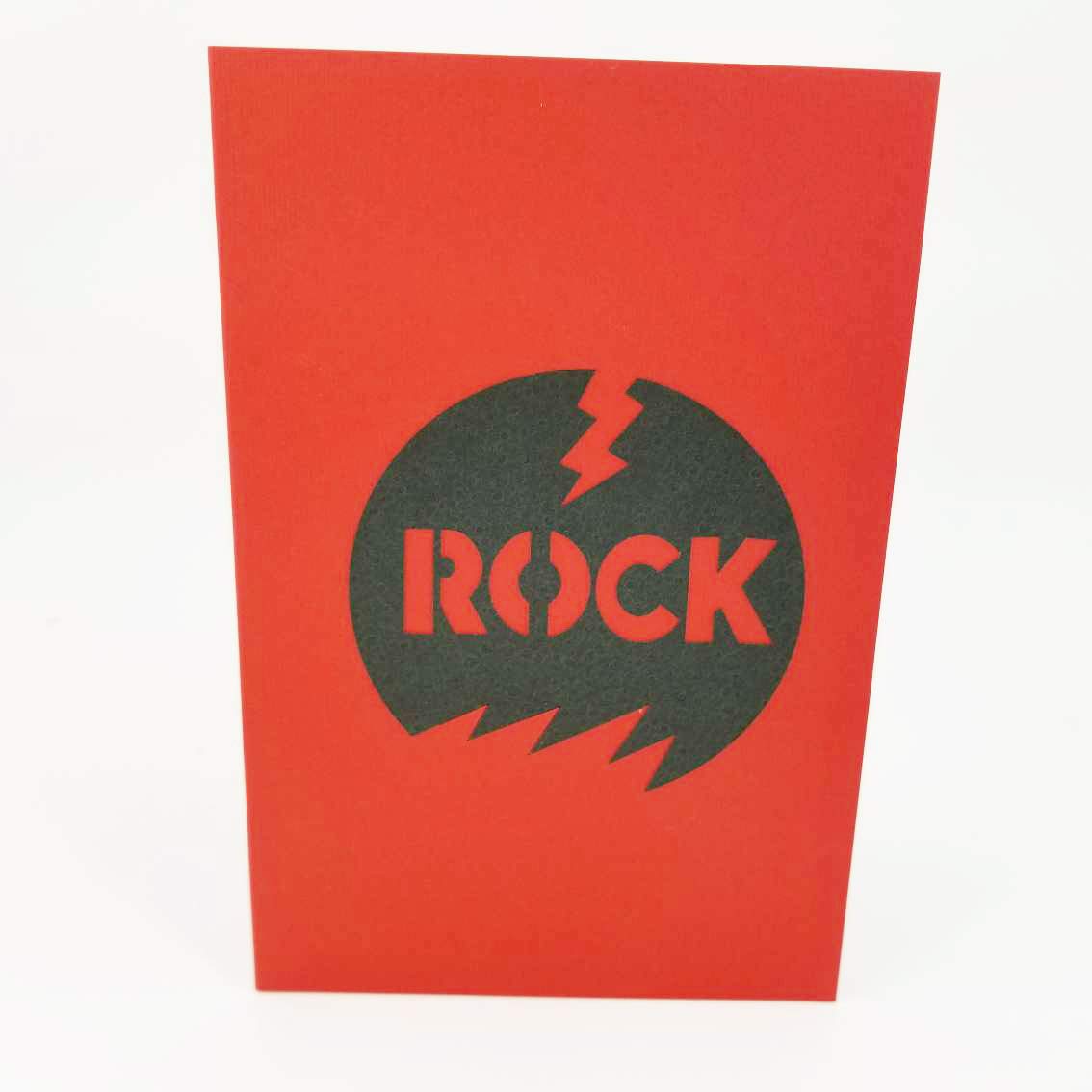 POP CARD EXPRESS Rock Band Pop Up Birthday Card - Happy Birthday Pop Up Card, Congratulations Card, Retirement - Music Teacher Gift, Musician, Student, Band Gift, Graduation (Rock Band Pop Up Card)