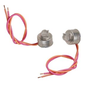 new wr50x10068 (2 pack) refrigerator defrost thermostat compatible with ap3884317, l140-30f fits all models in description