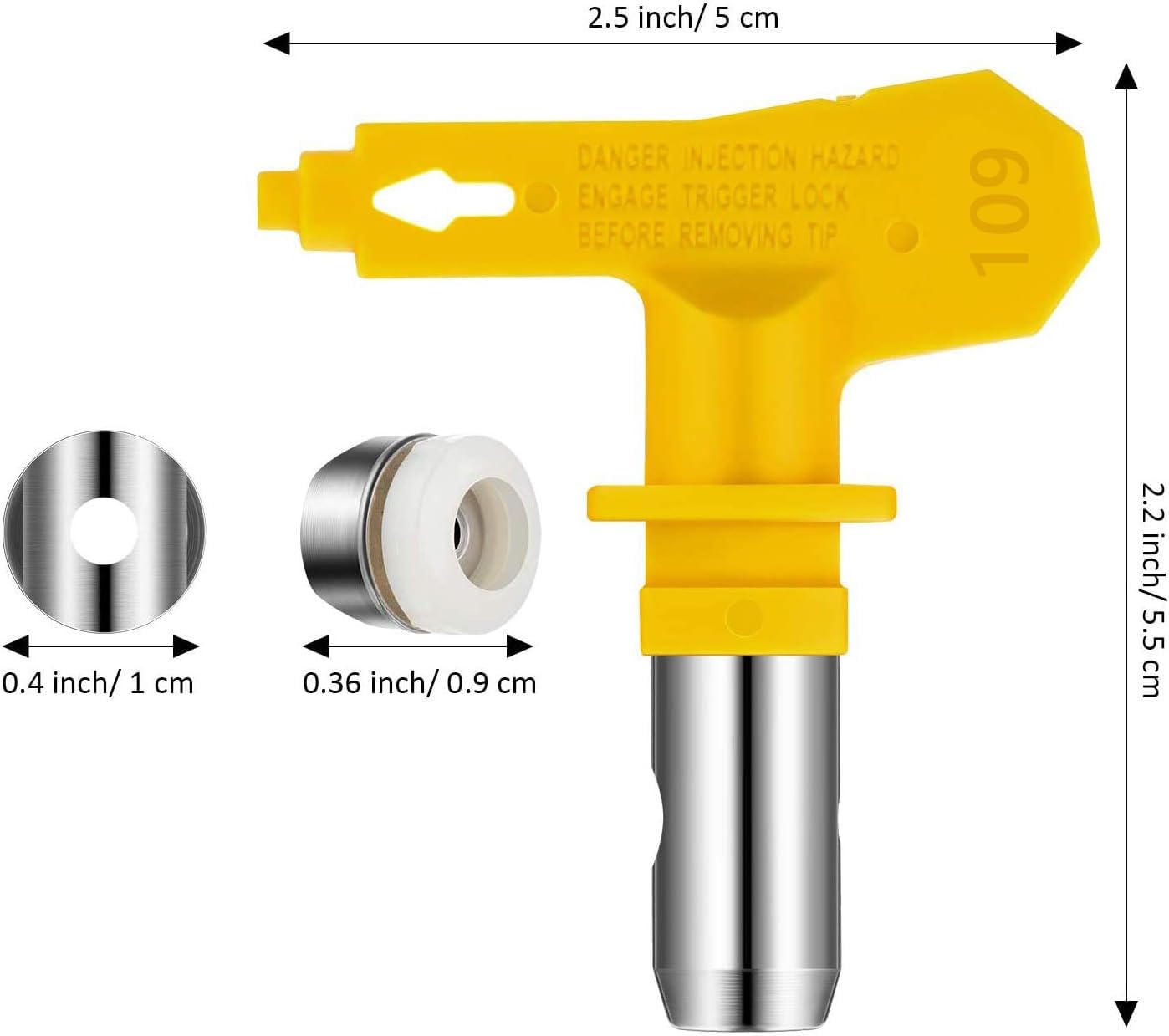 Reversible Airless Spray Tips for Airless Paint Sprayer (109)