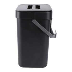 1pc wall-mounted trash can kitchen garbage can waste paper basket covered waste container garbage recycling container kitchen waste container waste bin plastic garbage can