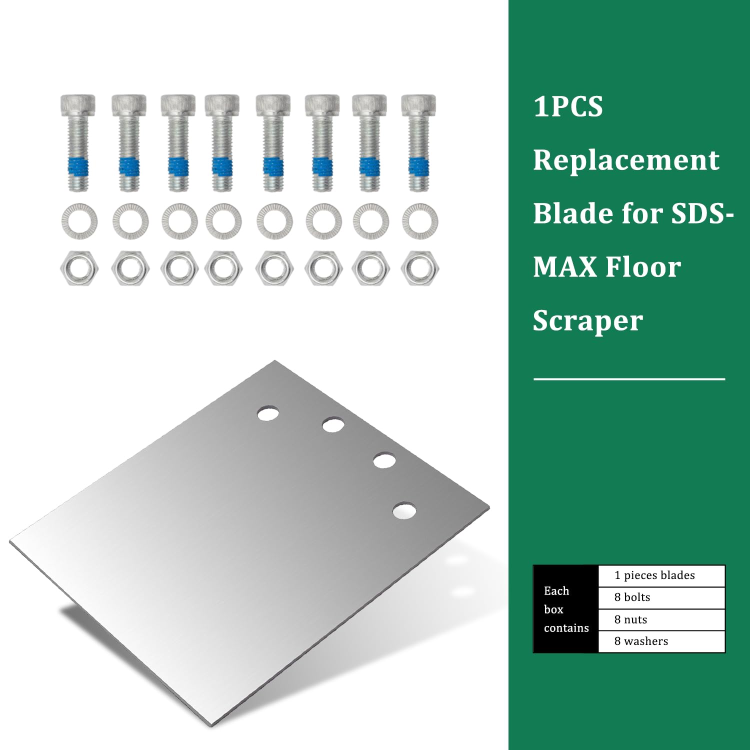 Monkey King Bar- SDS Max Chisel Floor Scraper Replacement Blades for 6-in Wide