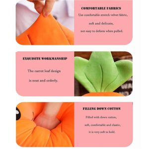 XIYUAN 27.5" Carrot Plush Toy Soft Carrot Hugging Pillow Cute Expression Stuffed Doll Toy,Plush Vegetable Pillows Throw Pillow Plush Pillow for Kids Plush Toys Gift