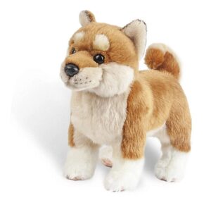 tammyflyfly shiba inu plush corgi pillow cute dog doll stuffed animal plush toy 12 inches (brown)