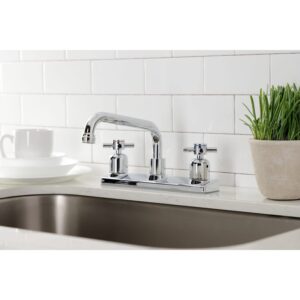 Kingston Brass FB2131DX Concord 8" Centerset Kitchen Faucet, Polished Chrome