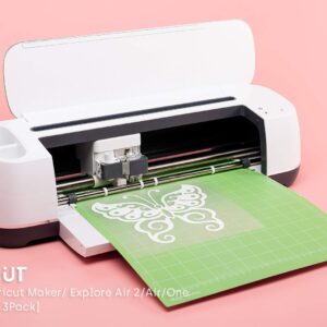 Monicut Cutting Mat for Cricut Maker/Explore Air 2/Air/One(Lightgrip/Standardgrip/Stronggrip, 3 Mats) 12"x12" Cricket Cutting Mats for Cricut Accessories