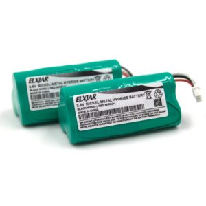 elxjar (2-pack) 3.6v 730mah replacement battery compatible with motorola/symbol ls-4278 and ds-6878 scanners, ls4278-m, ds6878-dl,ds6878-sr, 82-67705-01 rev battery