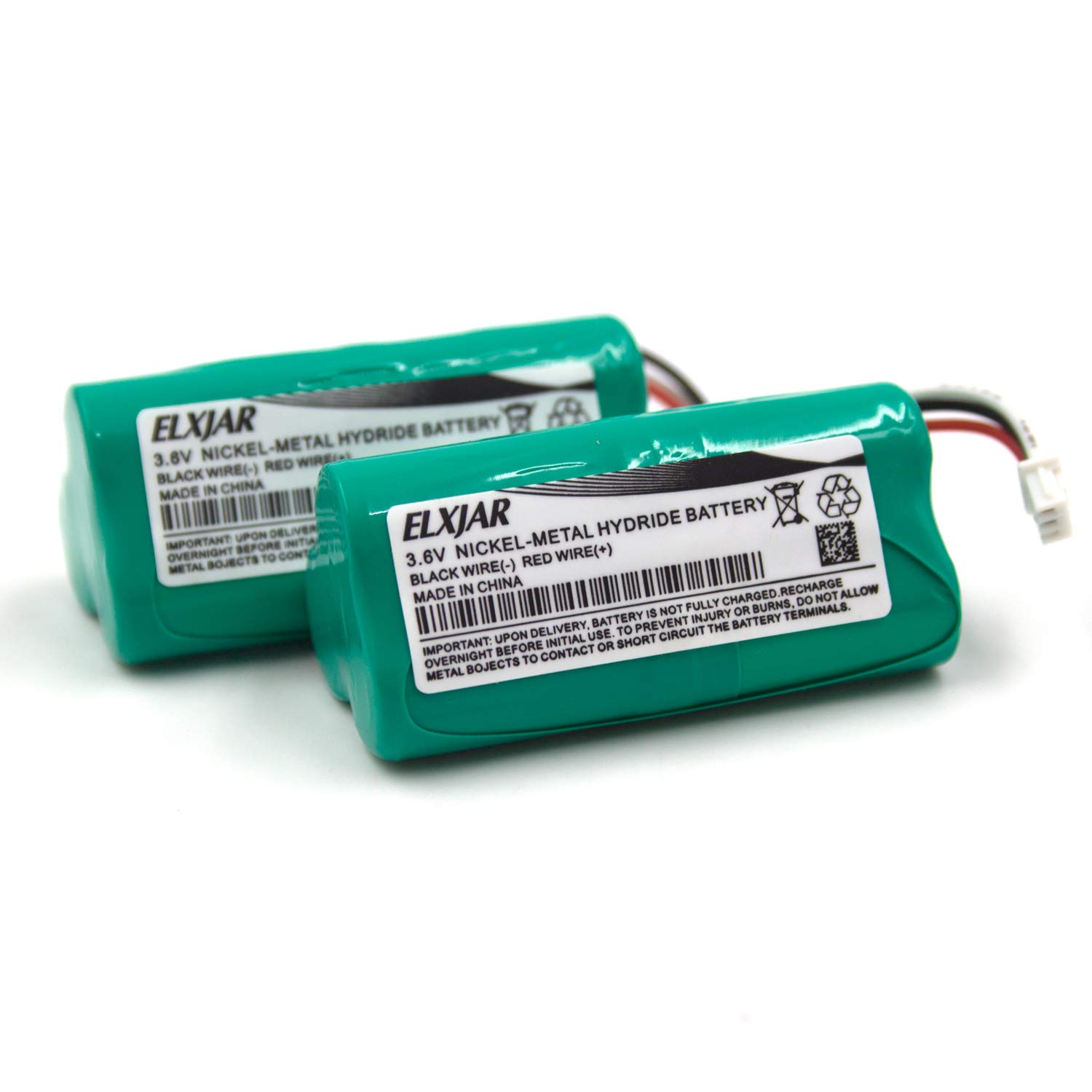 elxjar (2-Pack) 3.6V 730mAh Replacement Battery Compatible with Motorola/Symbol LS-4278 and DS-6878 Scanners, LS4278-M, DS6878-DL,DS6878-SR, 82-67705-01 rev Battery