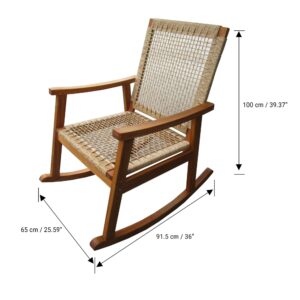 Patioflare Eurochord Outdoor Rocking Chair