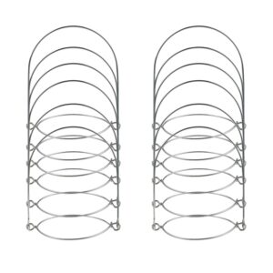 chris.w 12 pack stainless steel wire handles handle-ease mason jar hanger, canning jars hanger, jar hanging hook for 70mm regular mouth