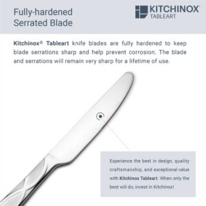 Kitchinox Flatware, Service for 4/20 Piece Set, Willow Sand