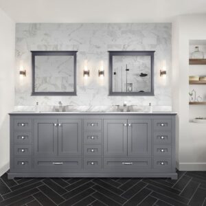 Bell+Modern Tybee 84 in. W x 22 in. D Navy Blue Double Bath Vanity