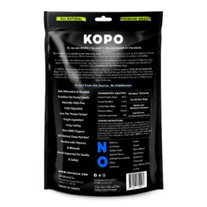 Kopo Bully Sticks 7-inch (7 Pack) - Odor Free Natural Dog Treats - 100% Beef, Fully Digestible, Long Lasting, No Hide Dog Chews