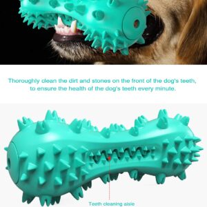 ASWER Dog Chew Toothbrush Toys for Small Medium Large Dogs Dental Care, Squeaky Teeth Cleaning Toy for Aggressive Chewers Large Breed Indestructible Tough Dog Toothbrush Stick Blue