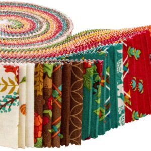 Heather Peterson Autumn Afternoon 5" Stacker 42 5-inch Squares Charm Pack Riley Blake 5-14870-42