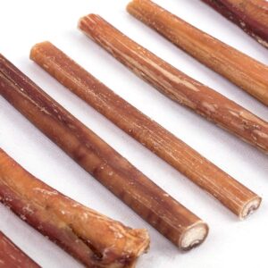 Kopo Bully Sticks 7-inch (25 Pack) - Odor Free Natural Dog Treats - 100% Beef, Fully Digestible, Long Lasting, No Hide Dog Chews