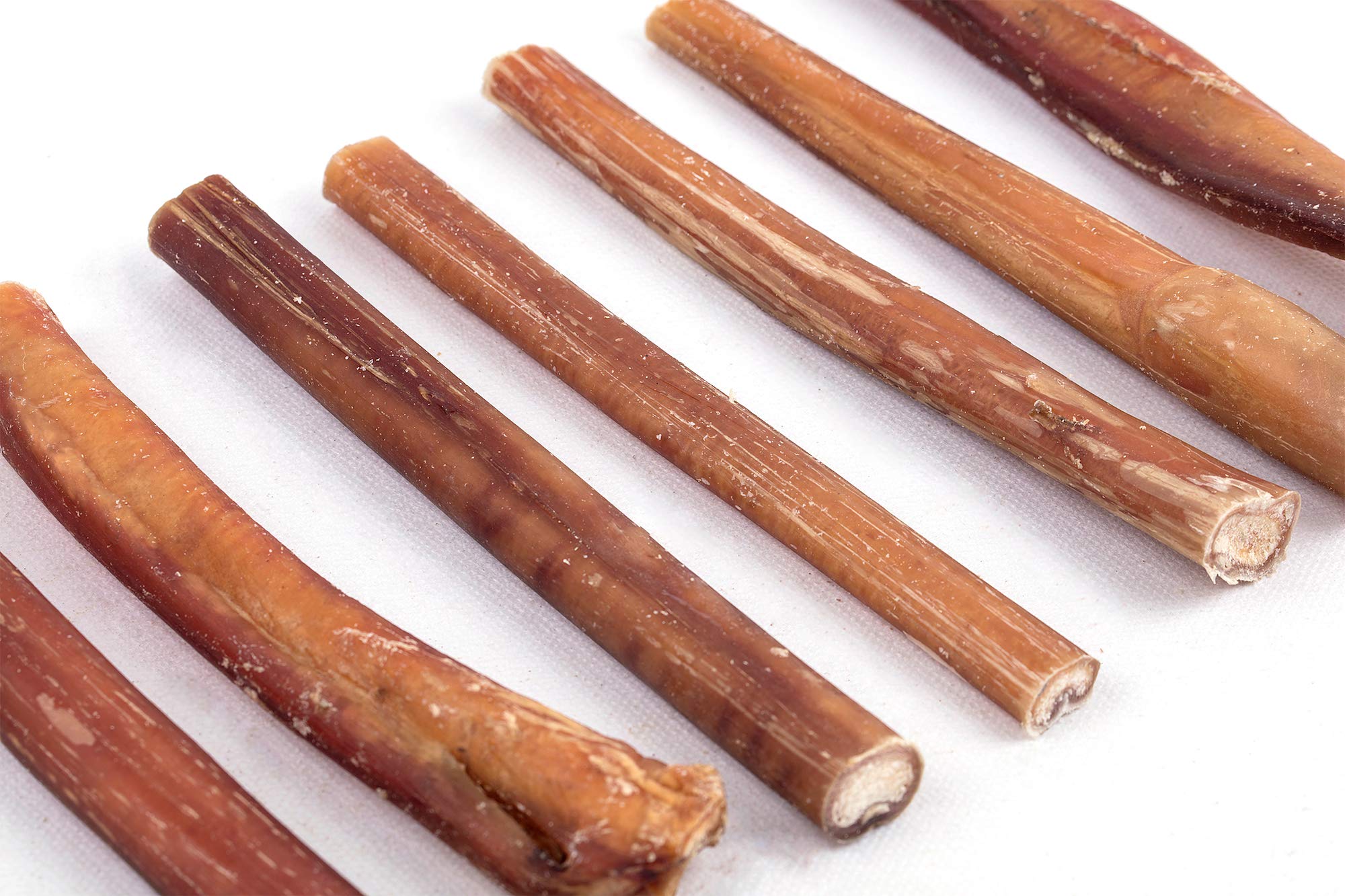 Kopo Bully Sticks 7-inch (25 Pack) - Odor Free Natural Dog Treats - 100% Beef, Fully Digestible, Long Lasting, No Hide Dog Chews