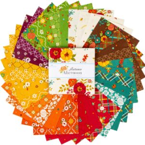 Heather Peterson Autumn Afternoon 5" Stacker 42 5-inch Squares Charm Pack Riley Blake 5-14870-42