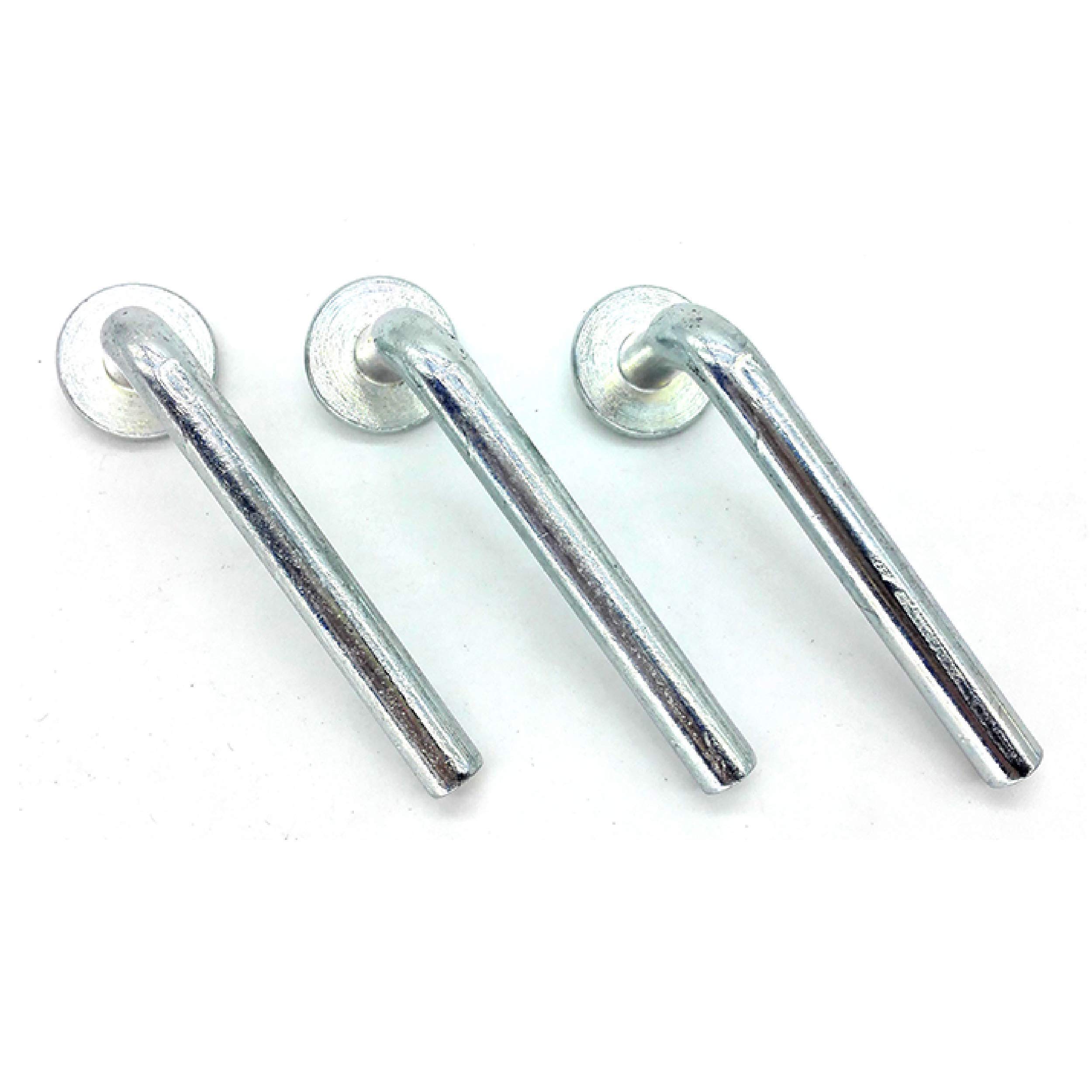 Pallet Rack Safety Bolt, Universal Drop Pin, Flat Top Hat Φ ¾″|0.750″(19.050mm), Width Φ 0.275″(7mm), Height 2.834″(72mm) High from Top to Bottom, Beam Locker, 1 Pack, 50 Pcs/Pack, FM7×72