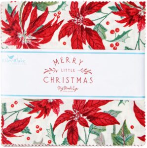 my mind's eye merry little christmas 5" stacker 42 5-inch squares charm pack riley blake 5-14840-42