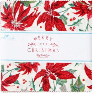 My Mind's Eye Merry Little Christmas 5" Stacker 42 5-inch Squares Charm Pack Riley Blake 5-14840-42