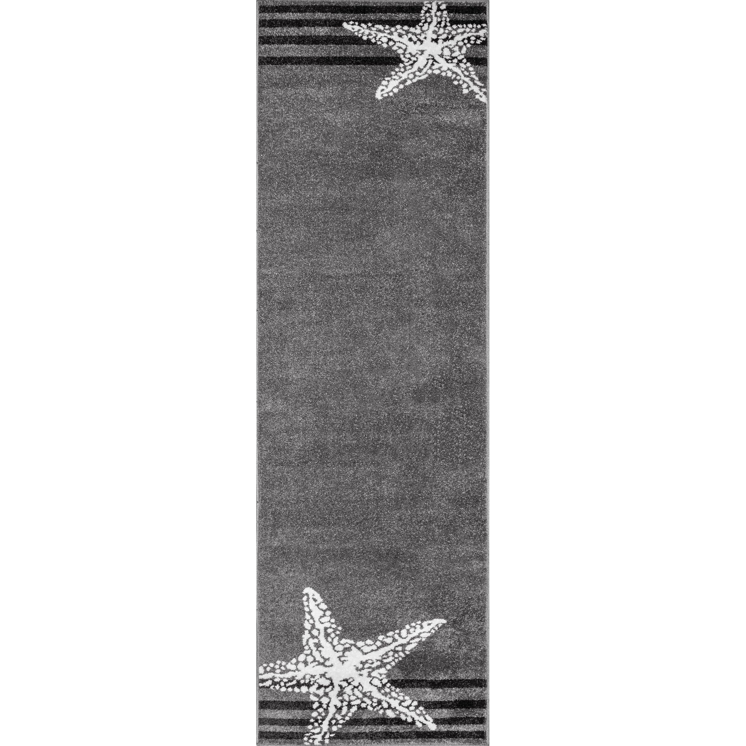 nuLOOM 2' x 6' Performance Indoor Area Rug, Non-Shed, Power Loomed High-Traffic Area Rug for Living Room, Bedroom, Home, Minnie Grey