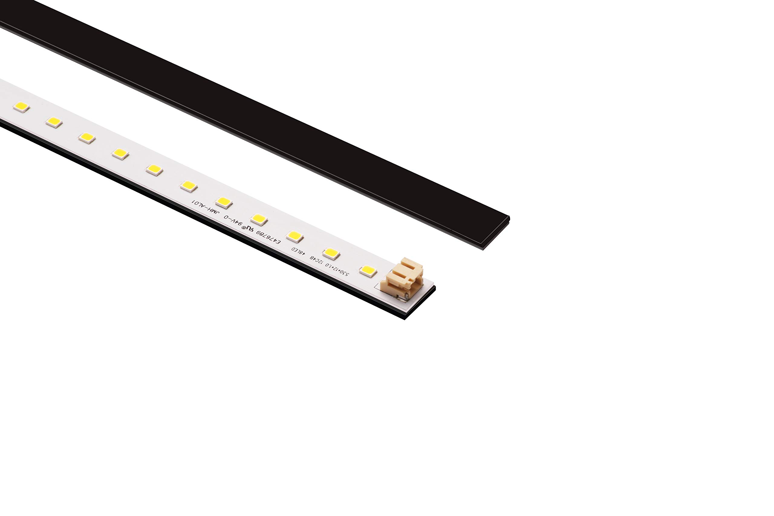 jimwhen 2x2 FT LED Magnetic Retrofit Kit,2FT LED Troffer Retrofit Kit,27W,Daylight White 5000K,0-10V Dimmable,T8 T10 T12 Fluorescent Replacement LED Light Strip,Quick Easy Install