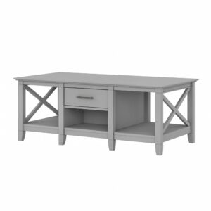 bush kwt148cg-03 key west 47-inch x 24-inch coffee table, cape cod gray