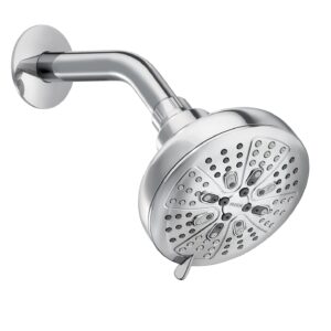 Moen Chrome Hydro Energetix Eight-Function Showerhead with Standard 5" Diameter Spray Head, 200W0