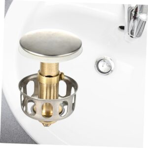 Cabilock 2pcs Sink Plug Sink Stopper Bath Tub Plug Sink Bounce Stopper Sink Hair Stoppers Wash Basin Drain Stopper Wash Basin Hair Catcher Wash Basin Stopper Sink Bounce Filter