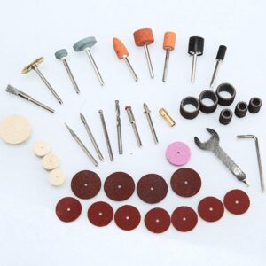 40pcs/set rotary tool accessories kit, wood metal engraving electric rotary tool accessory for dremel bit set grinding polish cutting tool