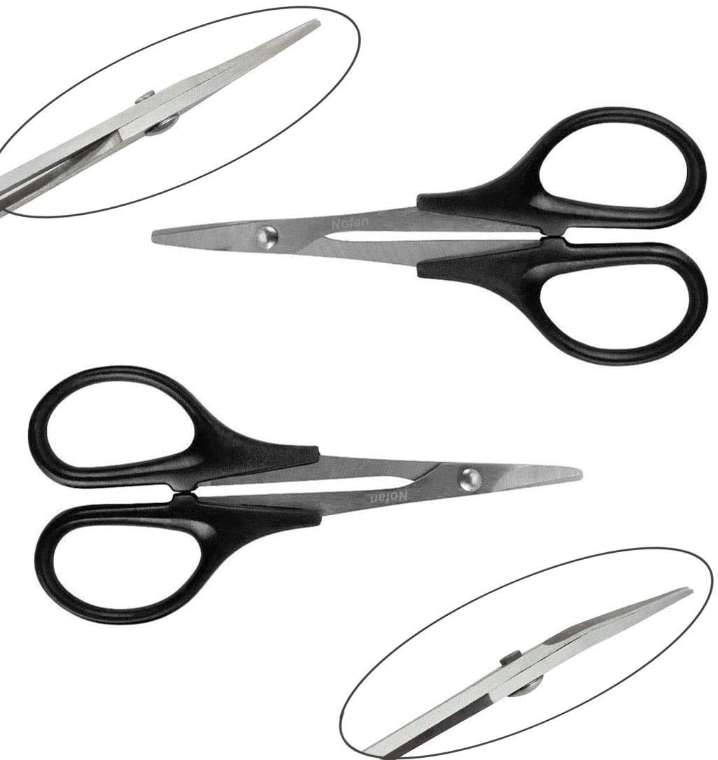 Nuofan 0-14mm RC Body Reamer Hole Puncher and Curved Scissors & Straight Scissors Trimming Universal Tools Set for RC Car Body Shell Lexan Plastic