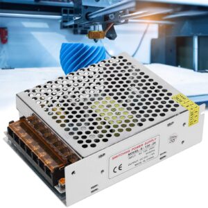 DC24V Output Switch Power Supply Driver Aluminum Alloy Voltage Converter LED Screen Strip Light 3 Dimensional Printer Power Supply Transformer(S‑120‑24（24V/5A/120W） AC100‑240V)