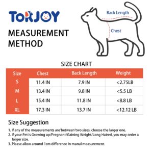 Cat Professional Surgical Recovery Suit,E-Collar Alternative for Cats Dogs,After Surgery Wear, Pajama Suit,Home Indoor Pets Clothing Strawberry M