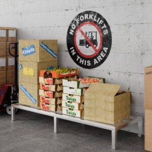 Regal Altair 60" x 20" | 8" Off The Floor Aluminum Dunnage Rack | 1200 Lbs Capacity