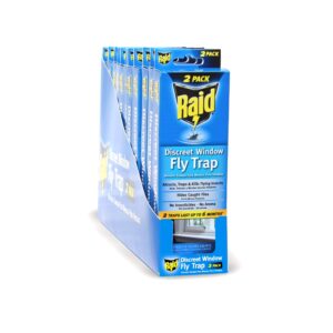 raid, 12 pack, discreet window fly trap