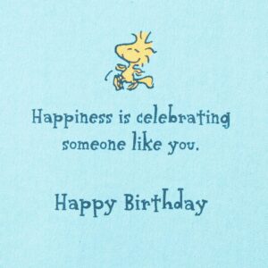 Hallmark Signature Peanuts Birthday Card (Snoopy, Happiness)