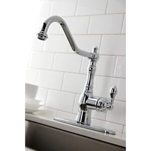 Kingston Brass GSY7701ACLBS American Classic Kitchen Faucet, Polished Chrome 10 x 9.5 x 12.19